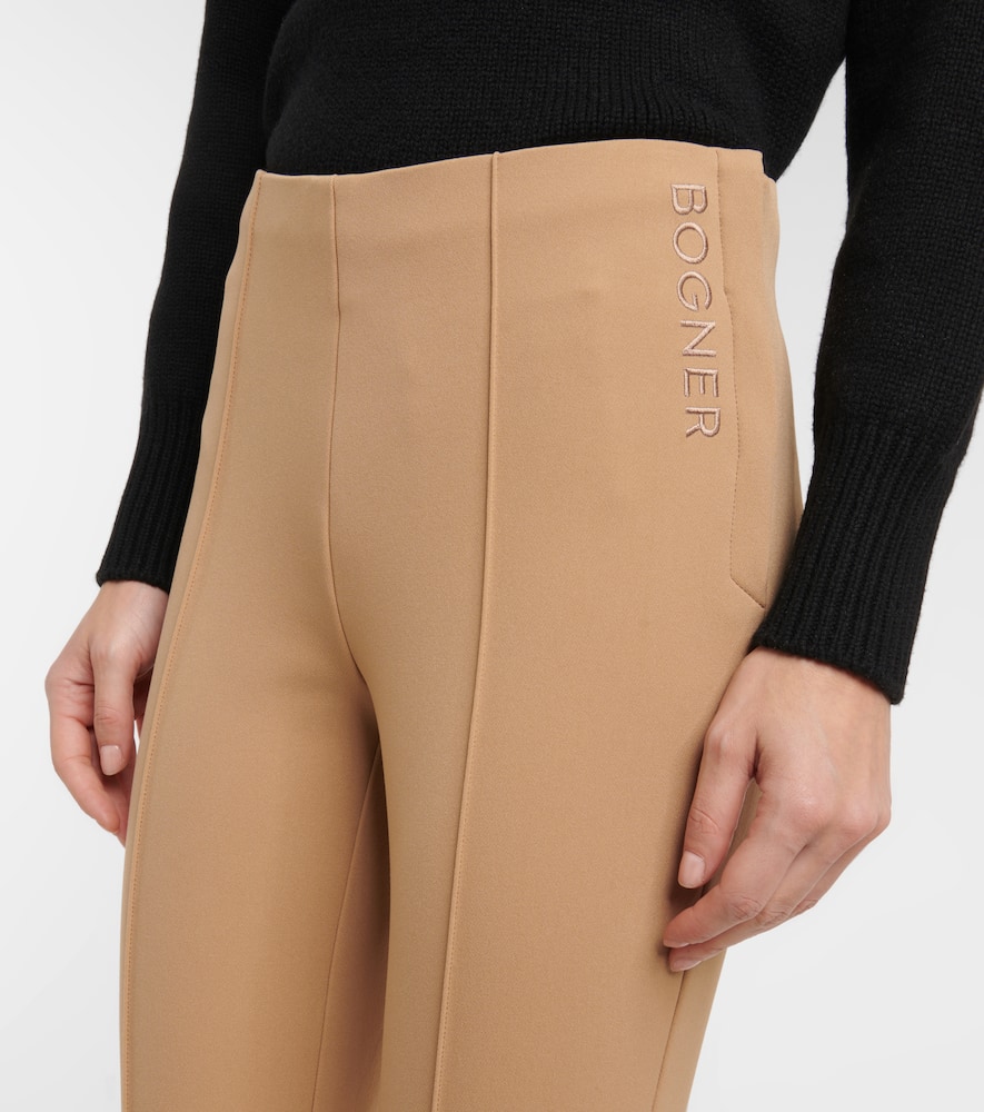 Bogner Elaine Softshell Stirrup Ski Trousers In Brown | ModeSens
