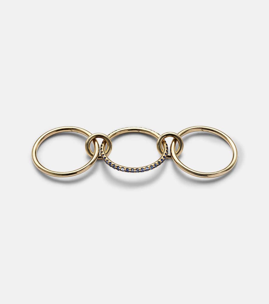 Spinelli Kilcollin Sonny 18kt Yellow Gold And Sapphire Ring In Blue ...