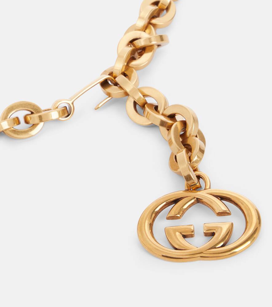 Gucci Chain Belt With Interlocking G Charm In Fenix Aurum | ModeSens