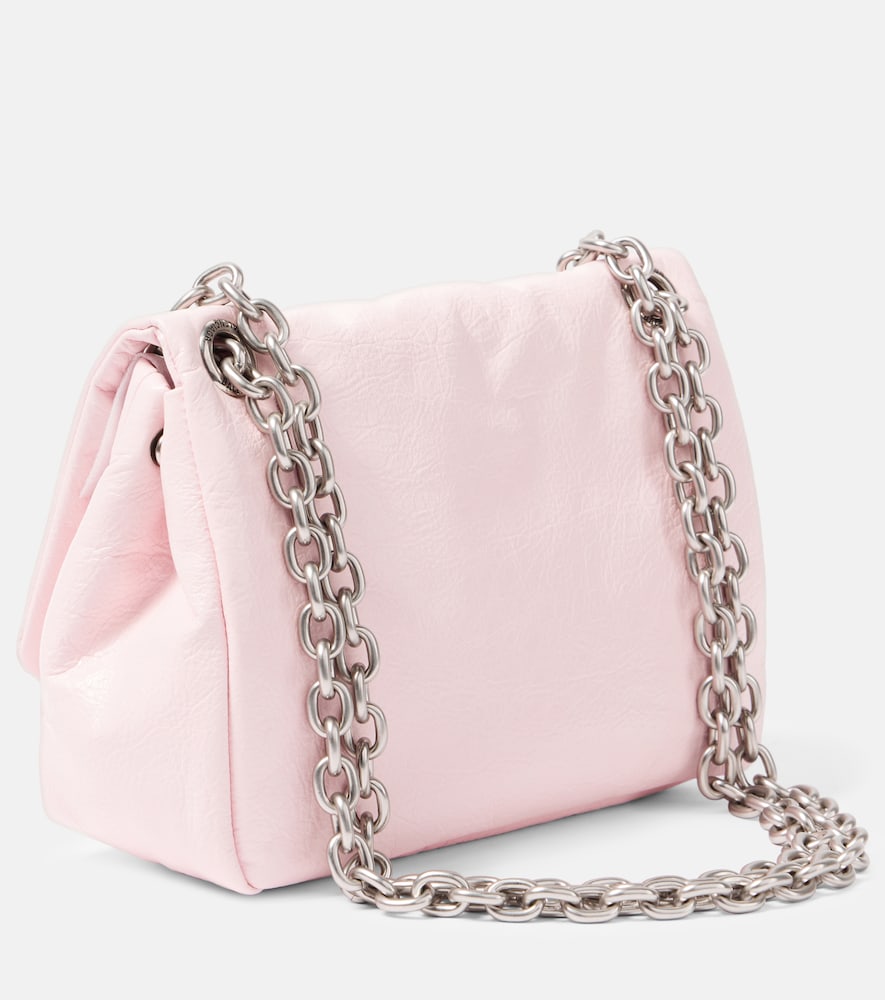 Balenciaga Monaco Mini Leather Shoulder Bag In Pink | ModeSens