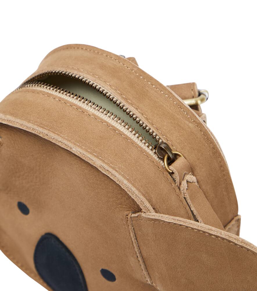 Donsje Kids' Kapi Koala Nubuck Leather Backpack In Brown | ModeSens