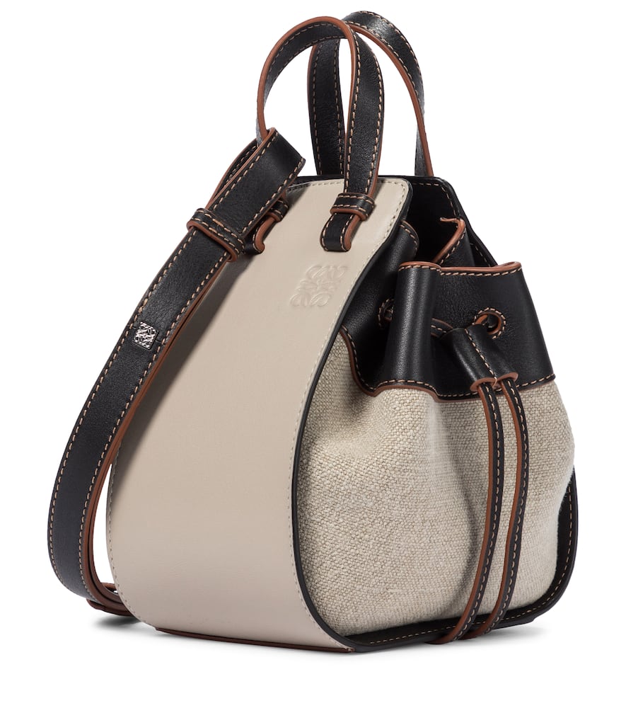 Loewe Hammock Mini Linen And Leather Shoulder Bag In Beige | ModeSens Loewe Hammock Mini Linen And Leather Shoulder Bag In Beige | ModeSens