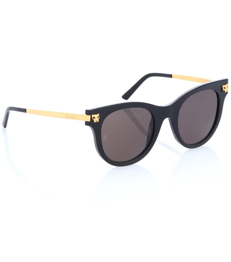 Panthère De Cartier Cat Eye Sunglasses Cartier Eyewear Collection