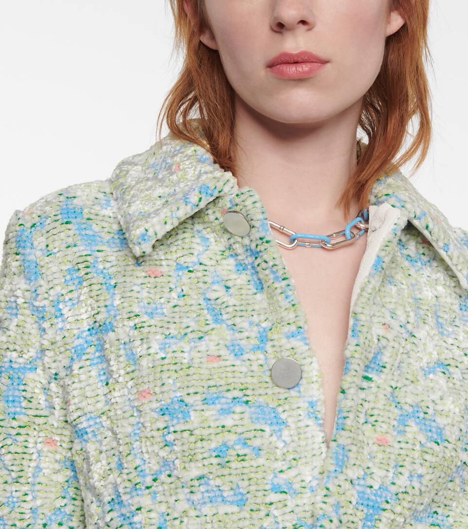 Bottega Veneta - Chains sterling silver and enamel necklace | Mytheresa
