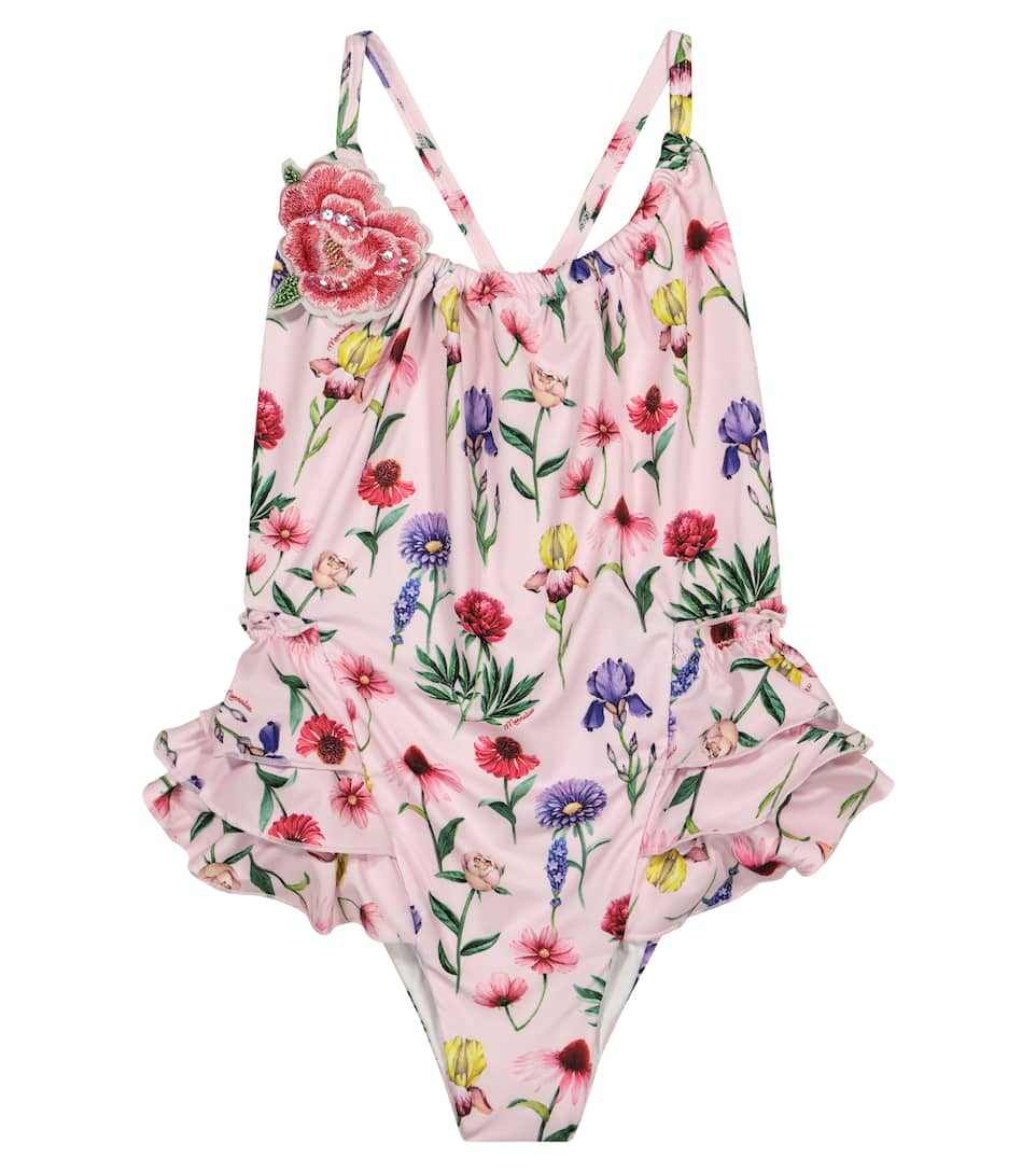 Monnalisa - Floral swimsuit | Mytheresa