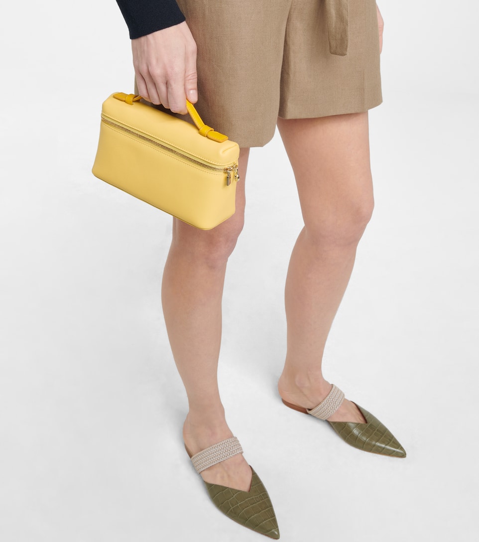 Loro Piana - Extra Pocket leather crossbody bag | Mytheresa