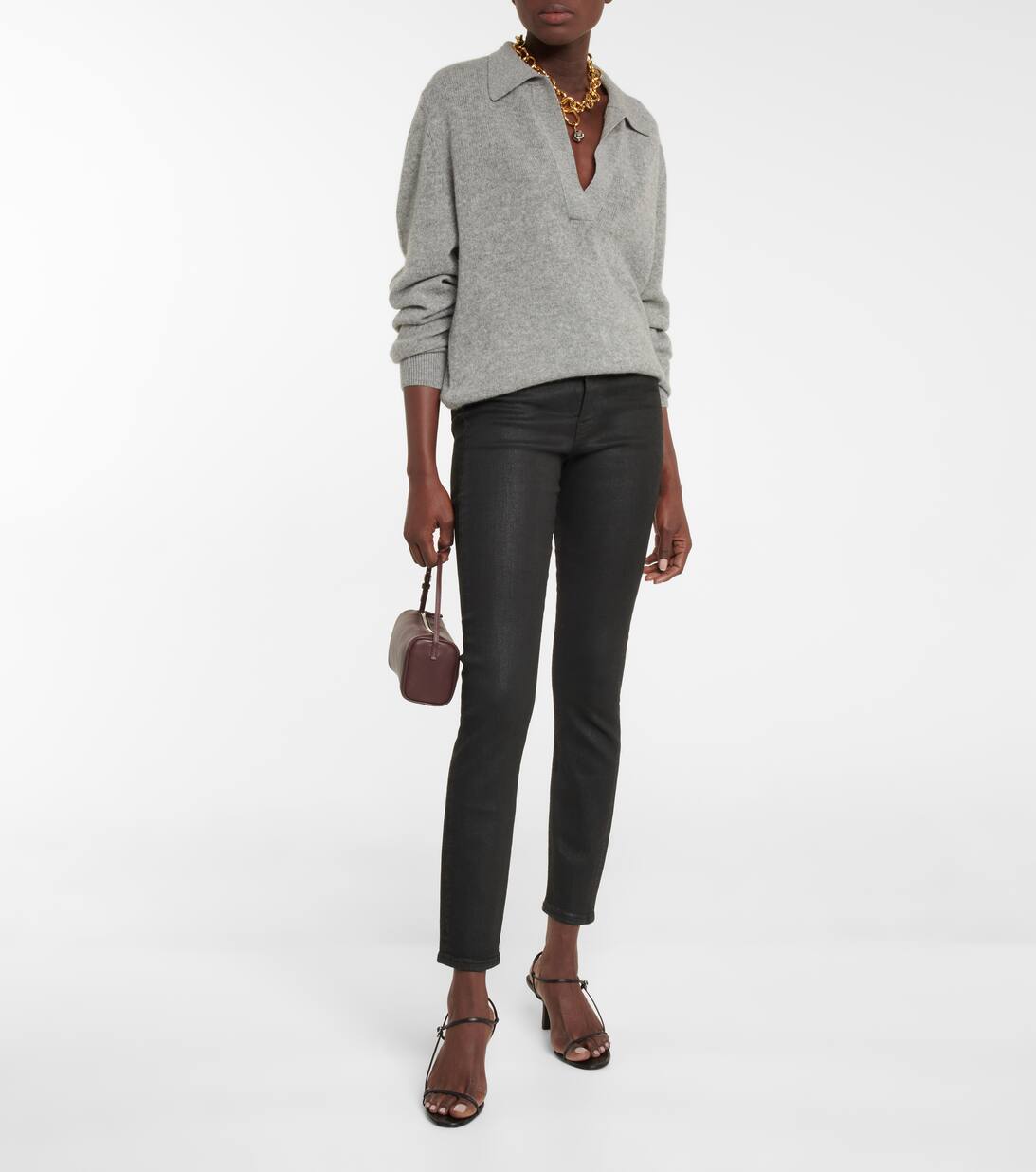 Channel Seam Skinny Jeans in Black - 3 X 1 N Y C | Mytheresa