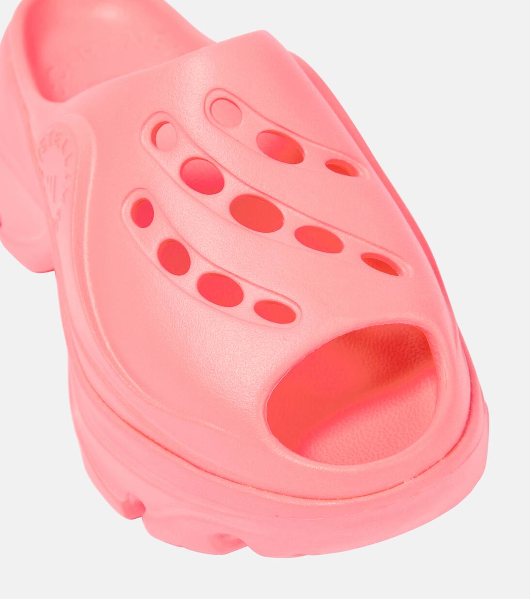 Logo Rubber Clogs in Pink - Adidas By Stella Mc Cartney | Mytheresa