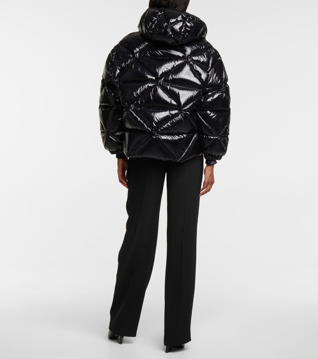 Quilted Down Jacket in Black - Prada | Mytheresa