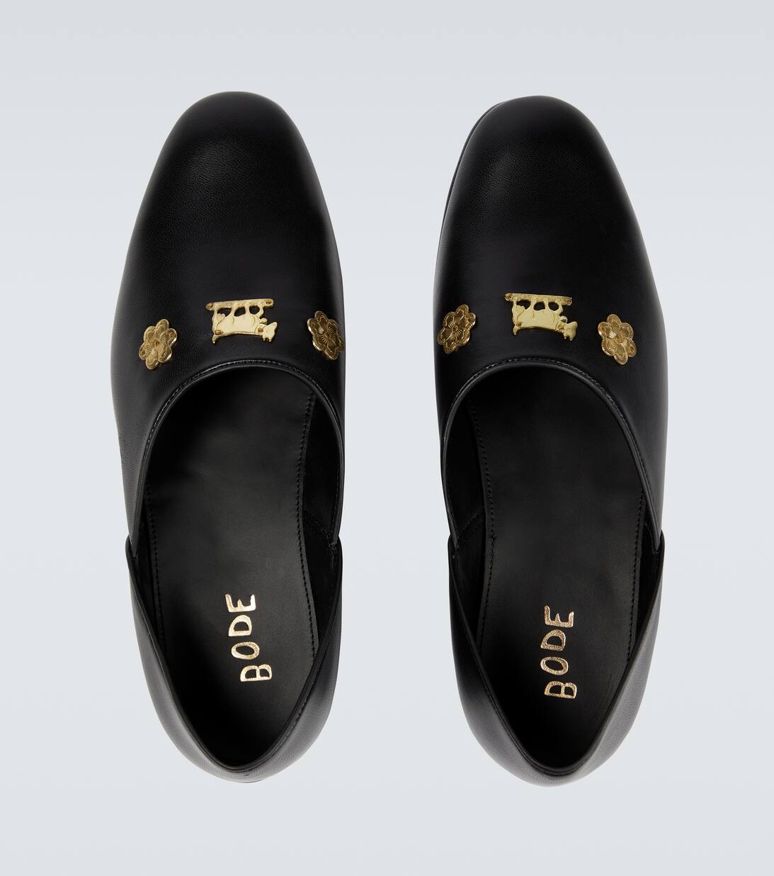 Appenzeller Leather Loafers in Black - Bode | Mytheresa