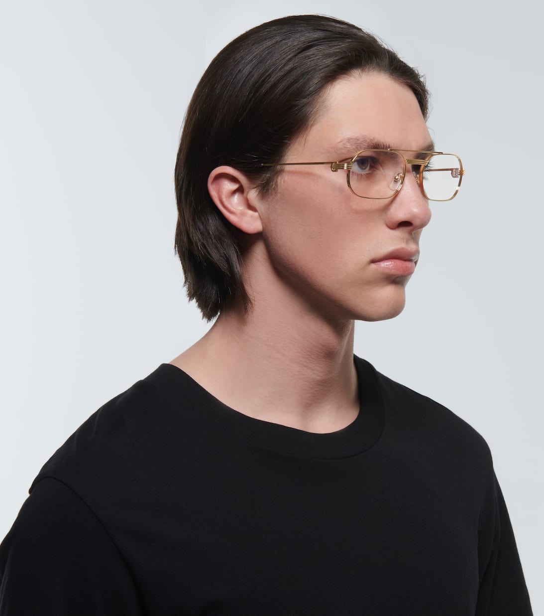 Exception Rectangular Glasses in Gold - Cartier Eyewear Collection ...