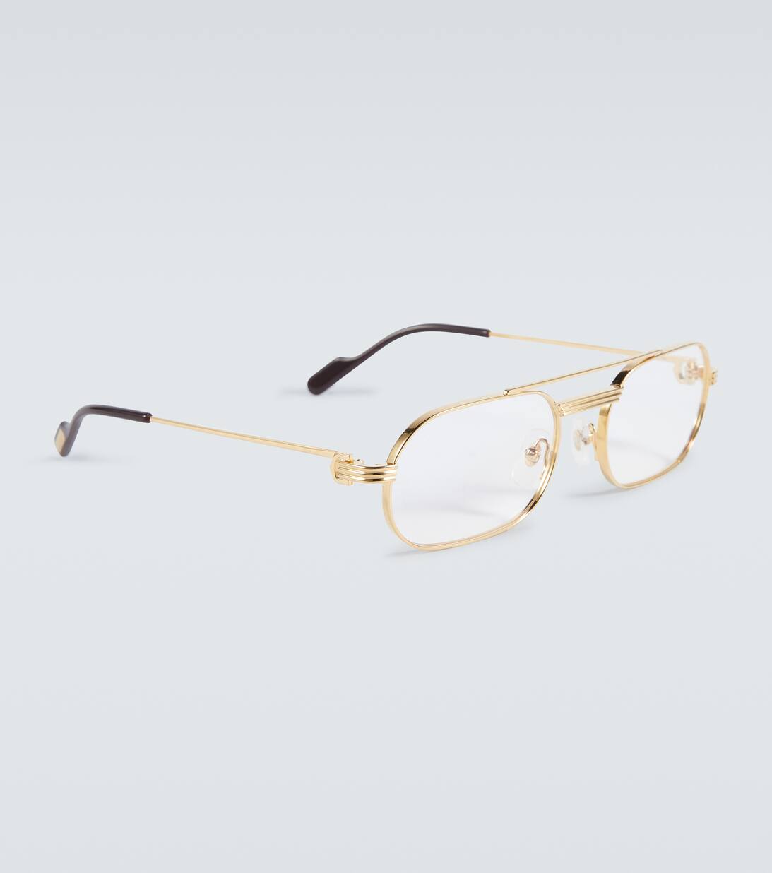 Exception Rectangular Glasses in Gold - Cartier Eyewear Collection ...