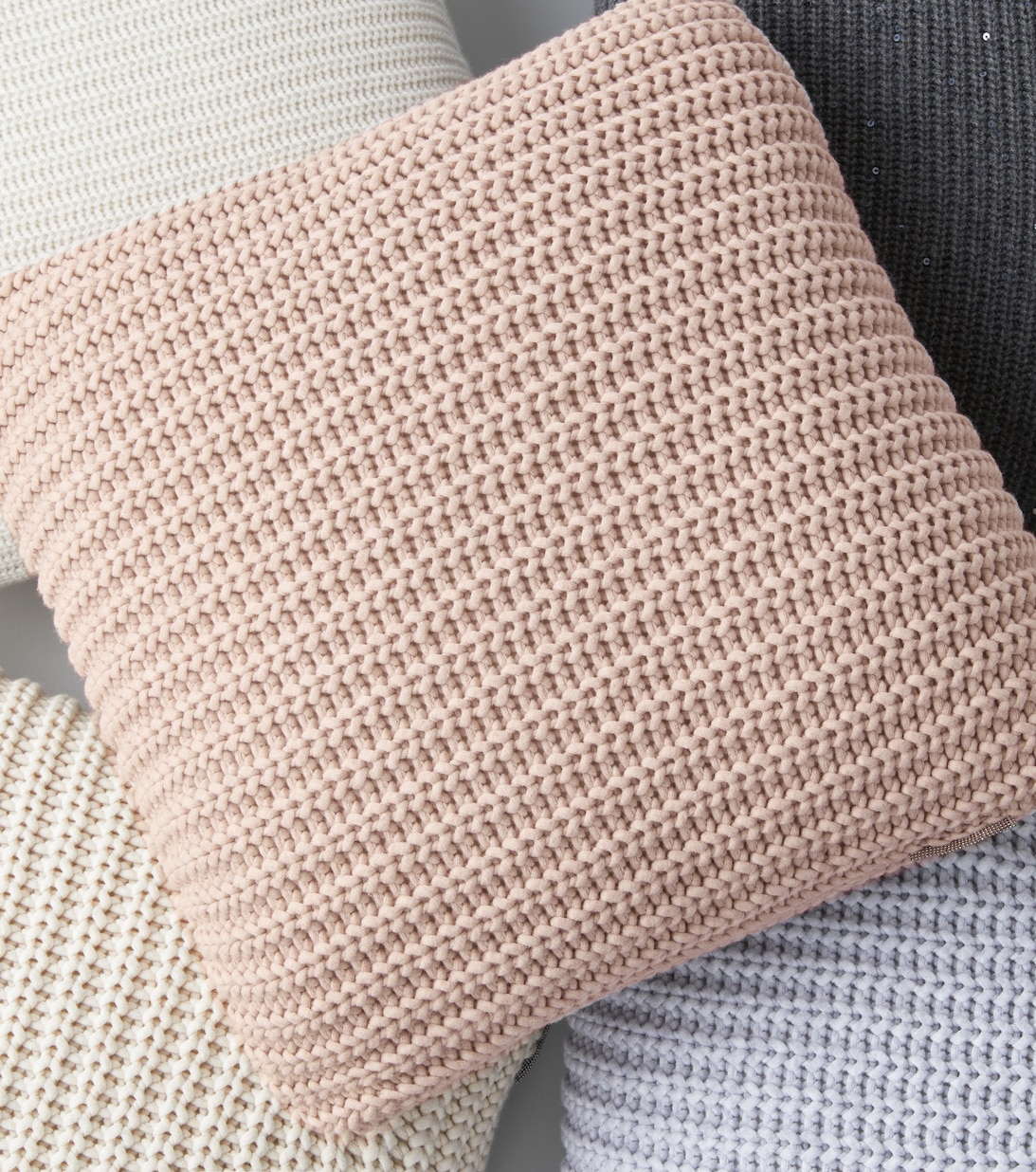Cotton Blend Knit Cushion in Beige - Brunello Cucinelli | Mytheresa