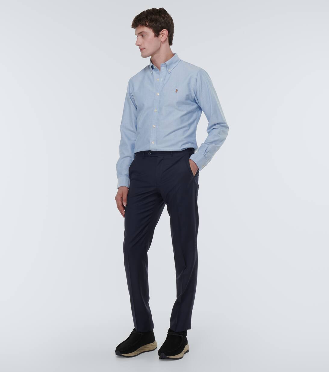 Wallabee Eden Suede Sneakers in Black - Clarks Originals | Mytheresa