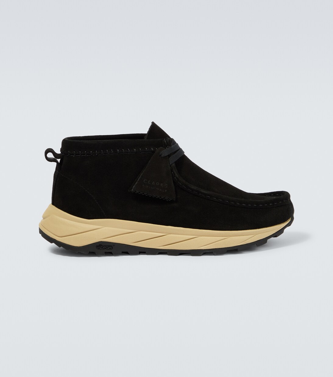 Wallabee Eden Suede Sneakers in Black - Clarks Originals | Mytheresa