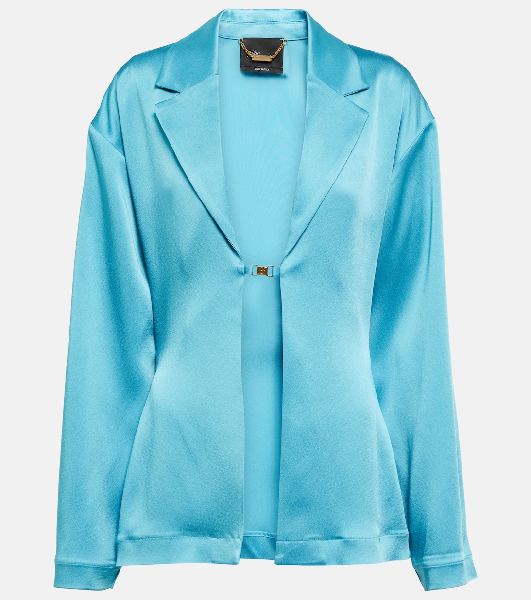 Satin Top in Blue - Blumarine | Mytheresa
