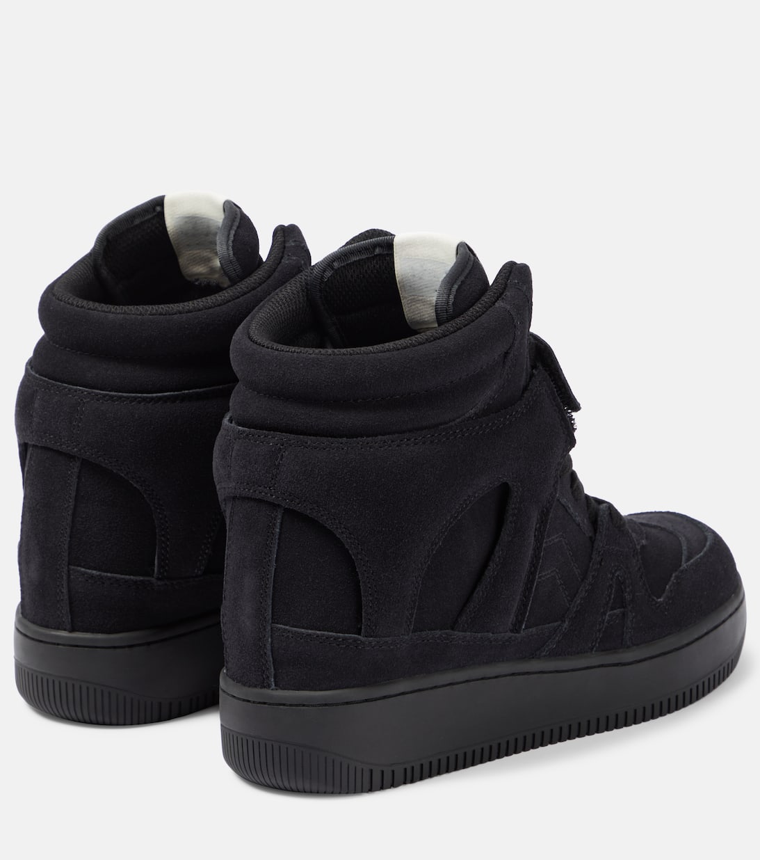 Suede High Top Sneakers in Black - Isabel Marant | Mytheresa
