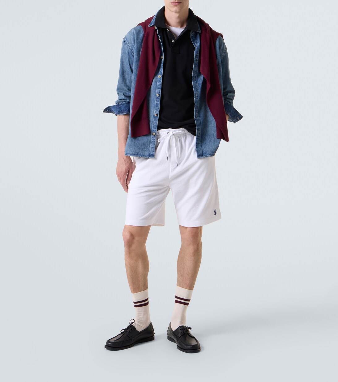 Cotton Blend Shorts in White - Polo Ralph Lauren | Mytheresa