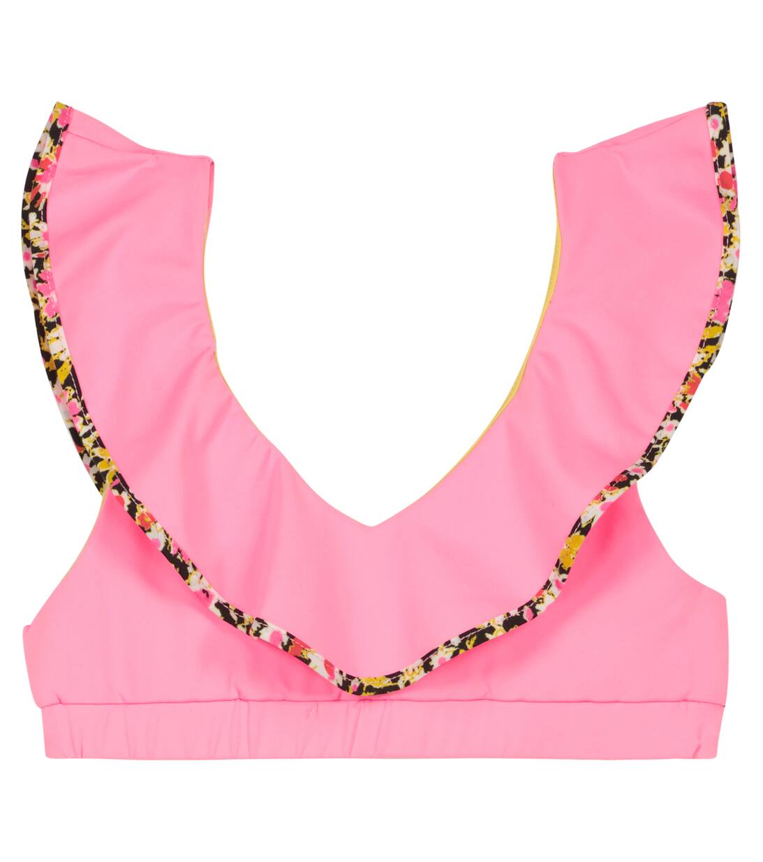 Piana Ruffled Bikini Top In Pink Marysia Bumby Mytheresa