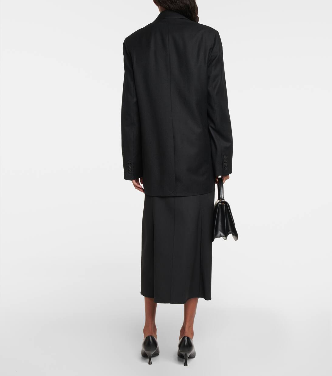 Dustina Virgin Wool Blazer in Black - The Row | Mytheresa