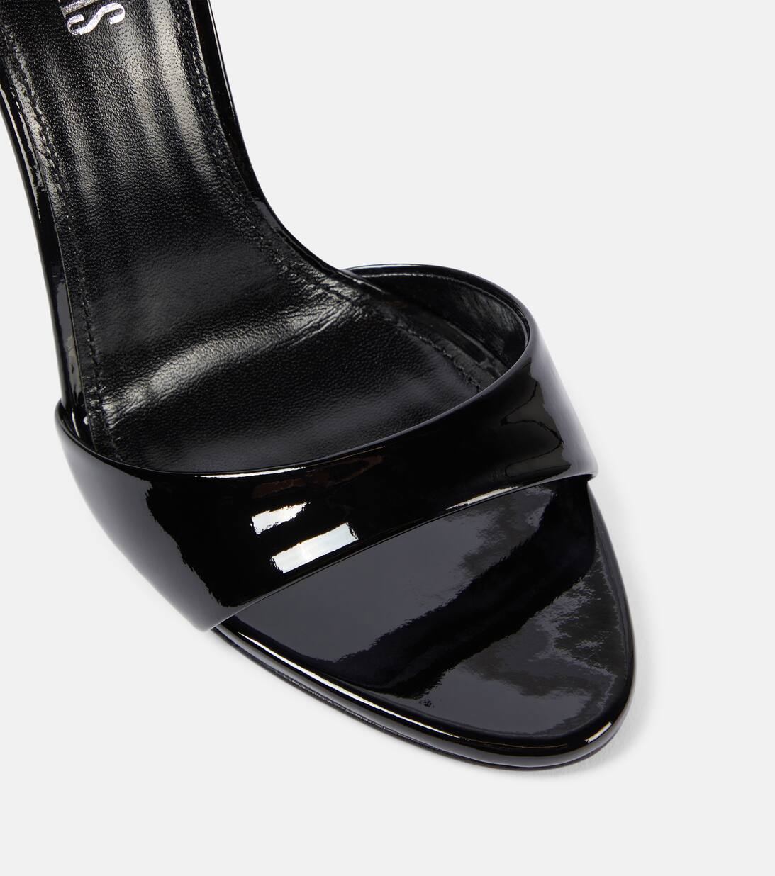 Patent Leather And PVC Sandals in Black - Paris Texas | Mytheresa