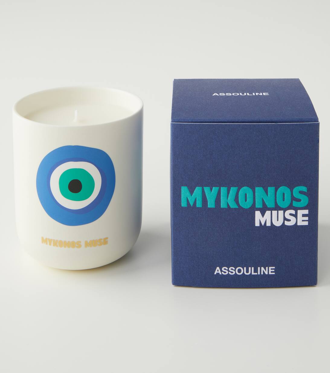 Travel From Home Mykonos Muse Scented Candle in Multicoloured ...