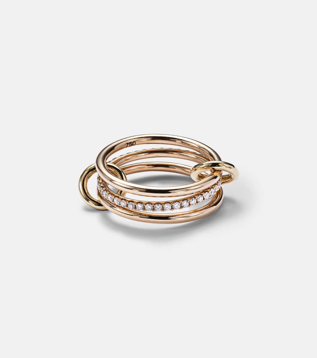 Sonny Gold 18 Kt Rose Gold And Diamond Ring in Pink - Spinelli ...