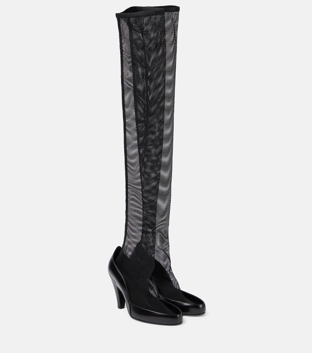 Sock Leather Pumps in Black - The Row | Mytheresa