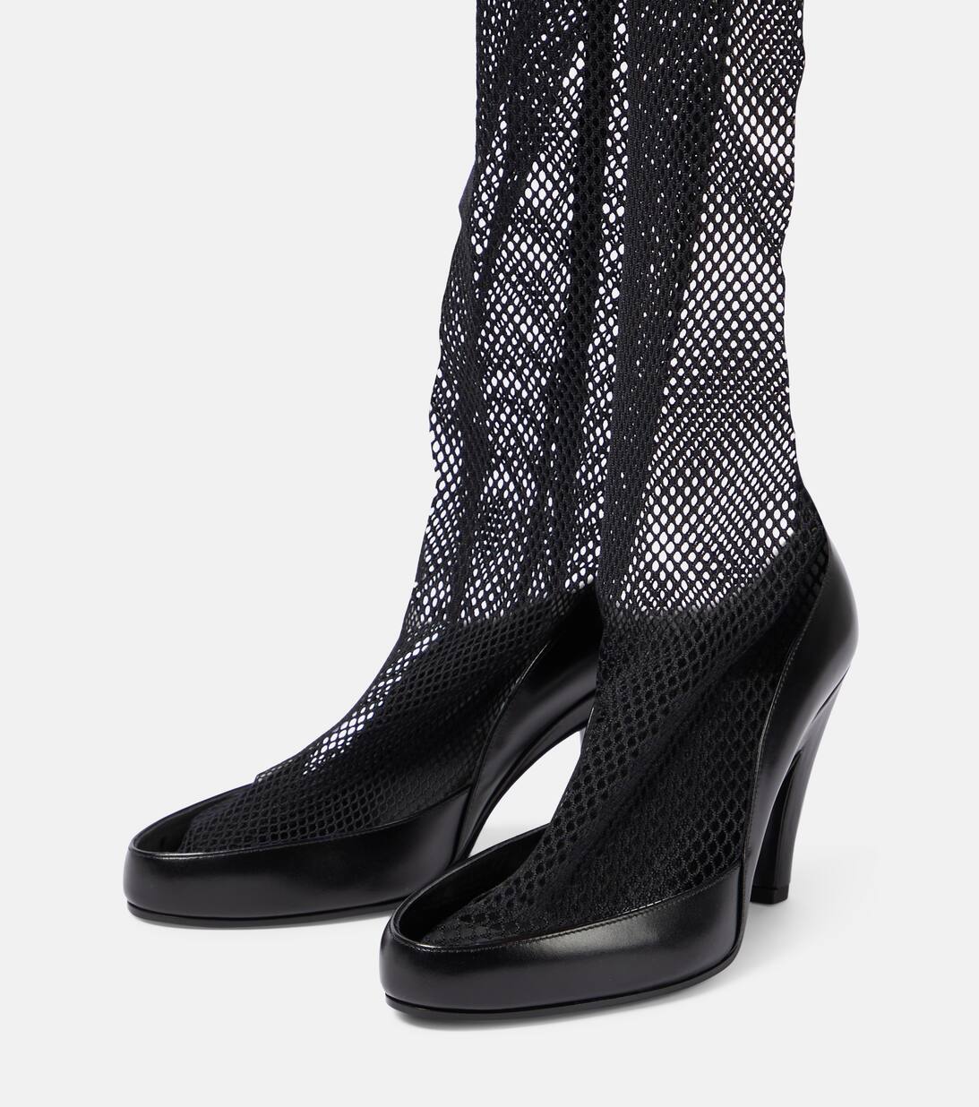 Sock Leather Pumps in Black - The Row | Mytheresa