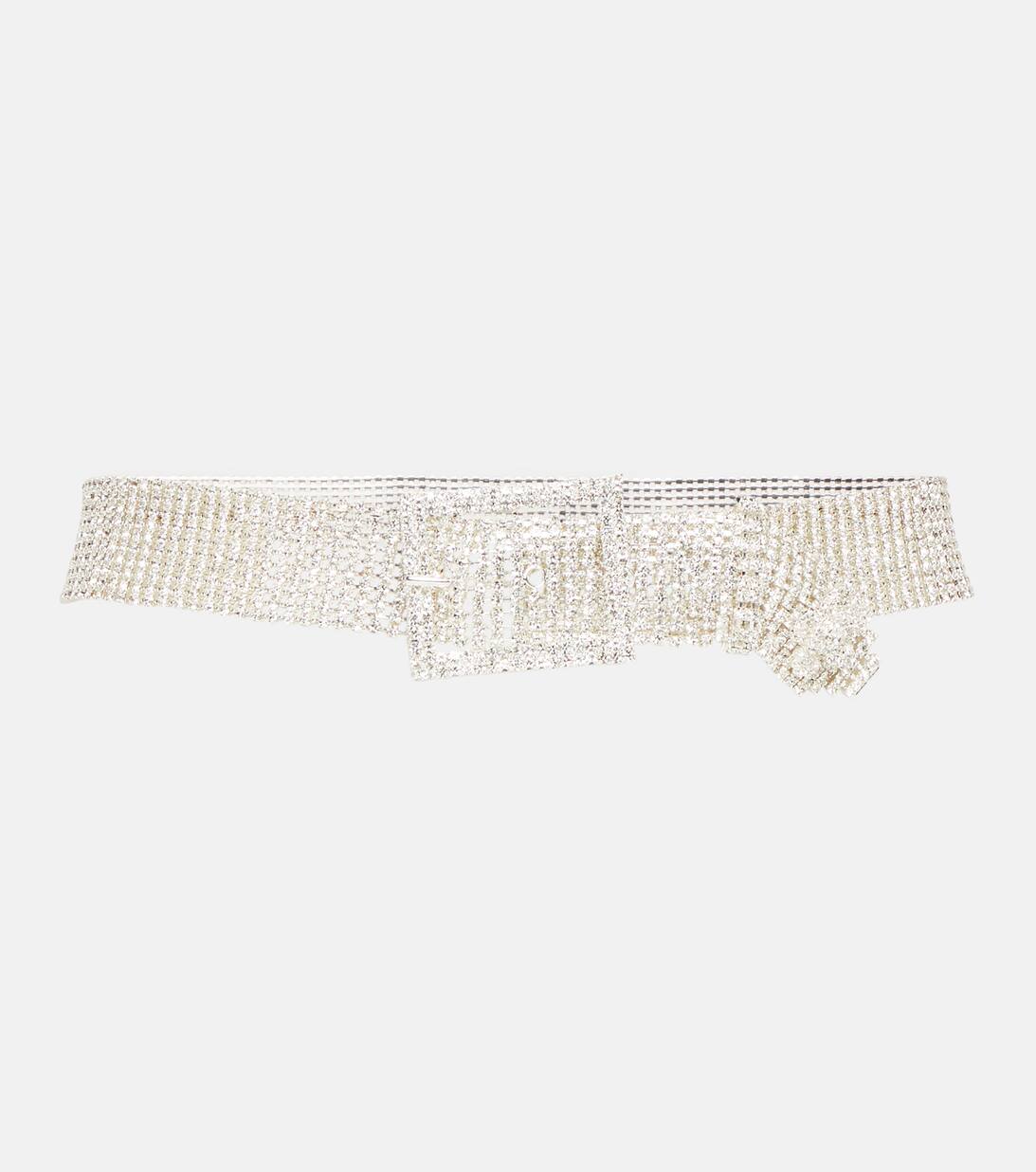 Crystal Embellished Belt in Silver - Magda Butrym | Mytheresa