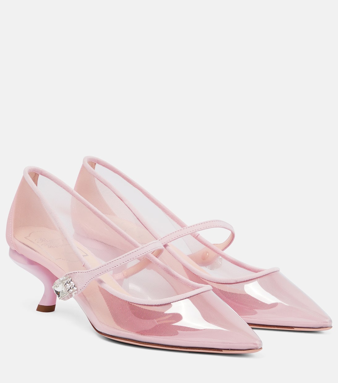 Babies Virgule PVC Pumps in Pink - Roger Vivier | Mytheresa