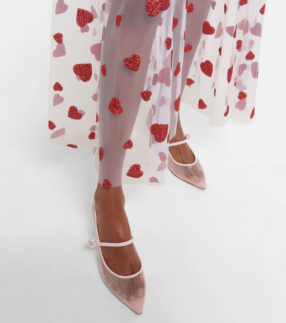 Babies Virgule PVC Pumps in Pink - Roger Vivier | Mytheresa