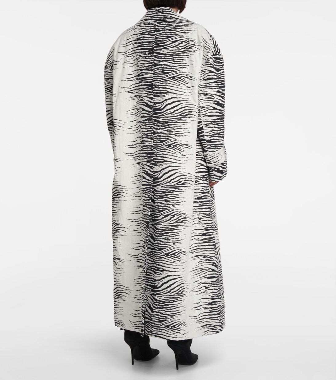 Oversized Cotton Blend Coat in Multicoloured - The Attico | Mytheresa