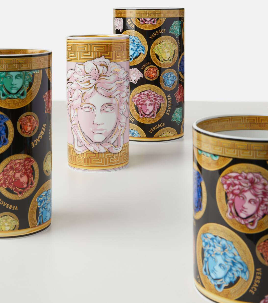 Medusa Amplified Large Vase in Multicoloured - Versace Home | Mytheresa