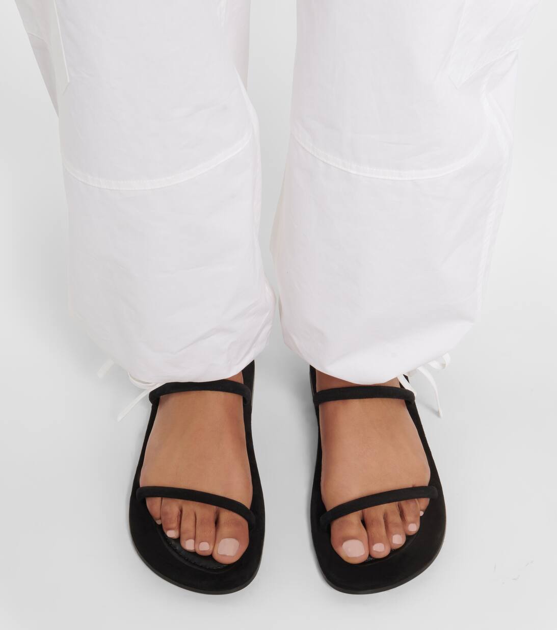 The City Leather Slides in Black - Toteme | Mytheresa The City Leather Slides in Black - Toteme | Mytheresa