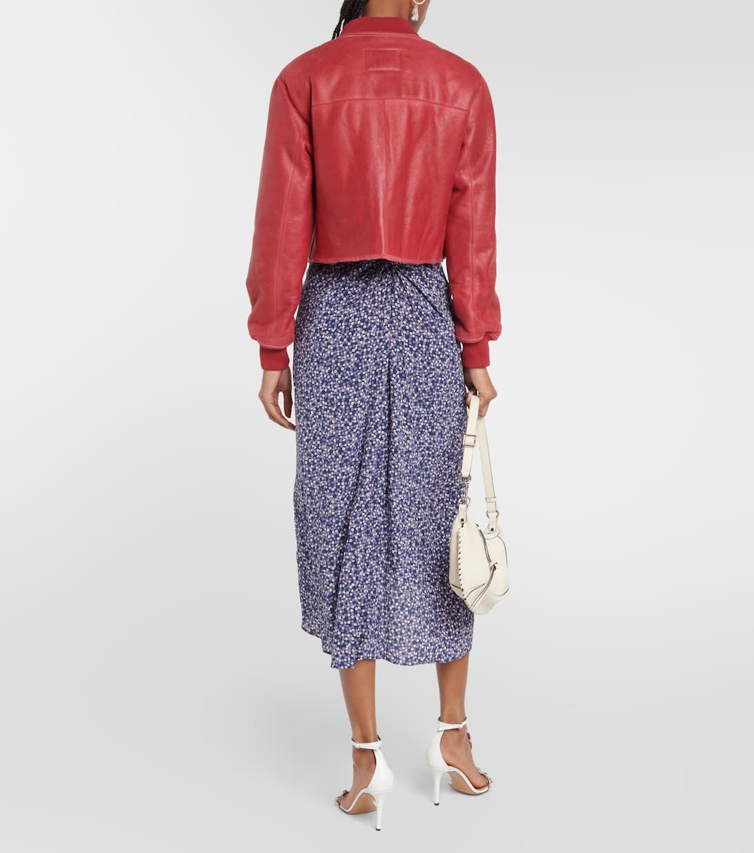 Leather Jacket in Red - Isabel Marant | Mytheresa