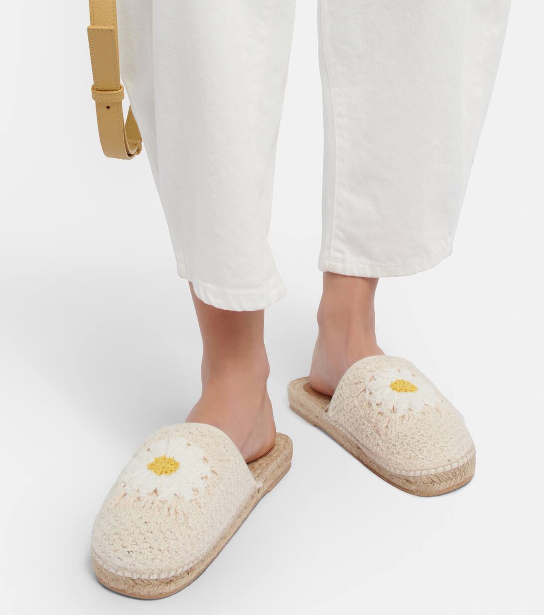 Daisy Crochet Espadrilles in White - Alanui | Mytheresa