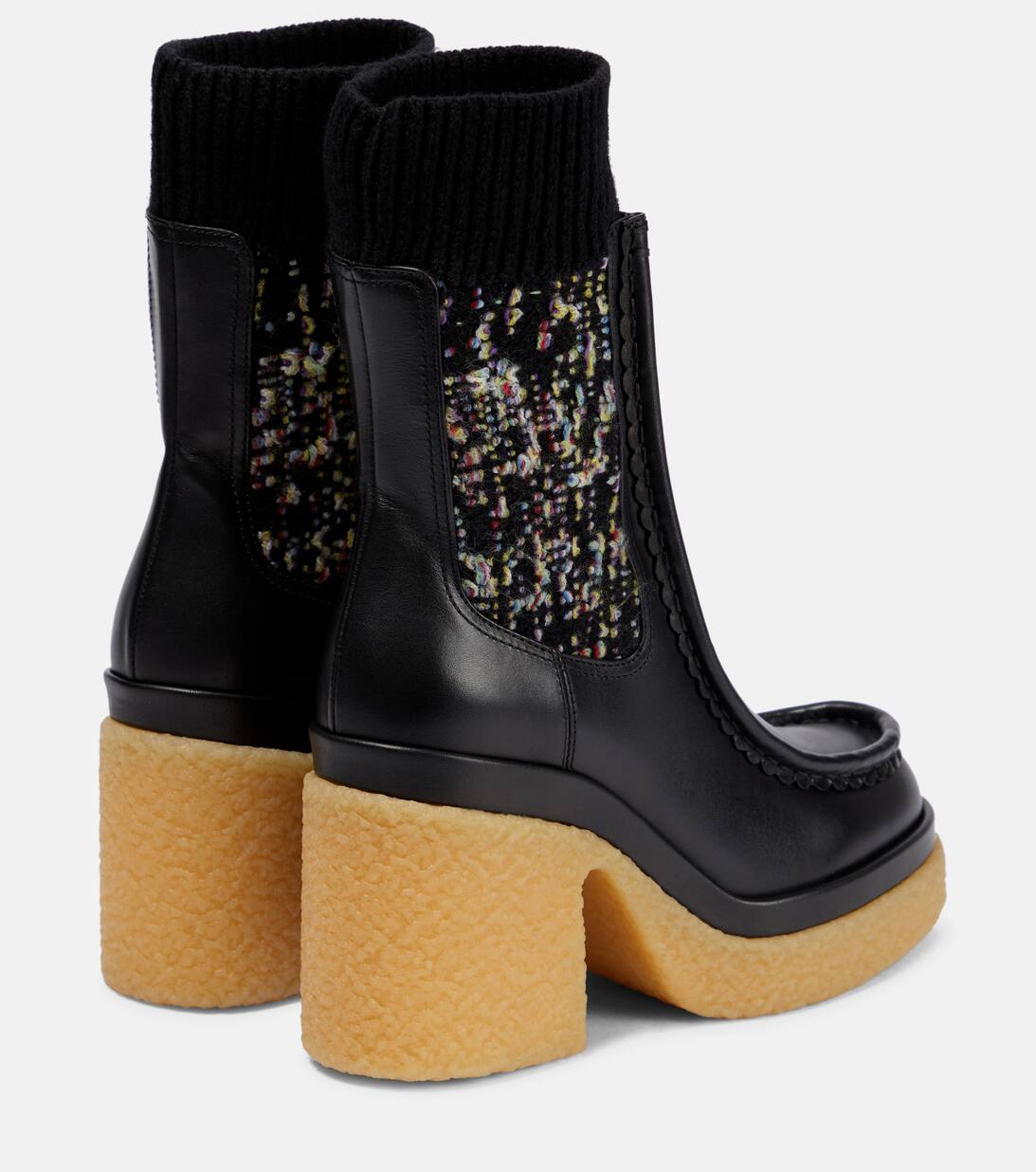 Chelsea Boots Jamie Aus Leder in Schwarz - Chloe | Mytheresa