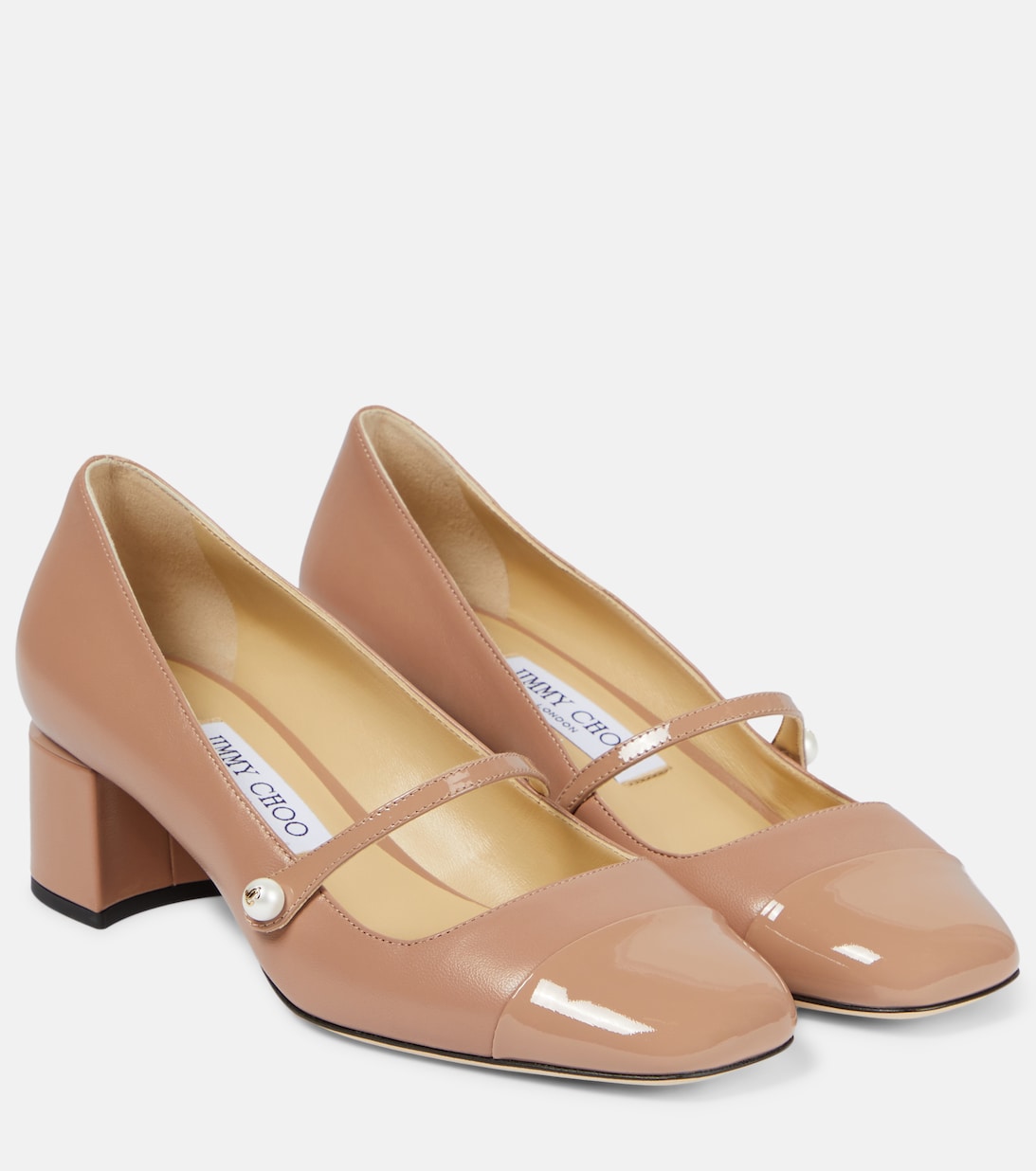 Elisa 45 Leather Pumps in Pink - Jimmy Choo | Mytheresa