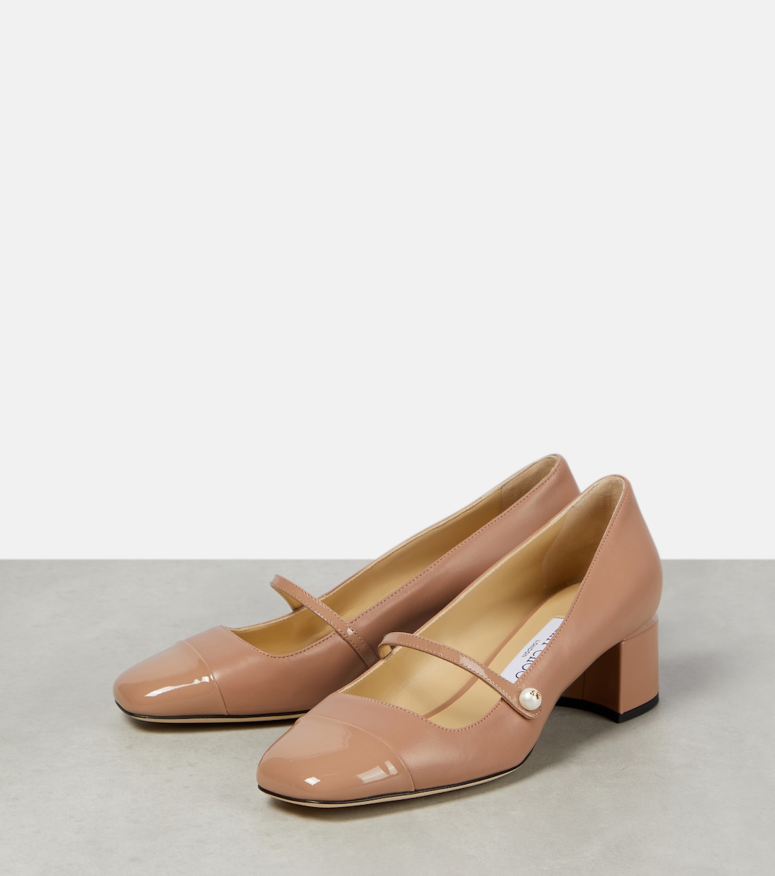 Elisa 45 Leather Pumps in Pink - Jimmy Choo | Mytheresa