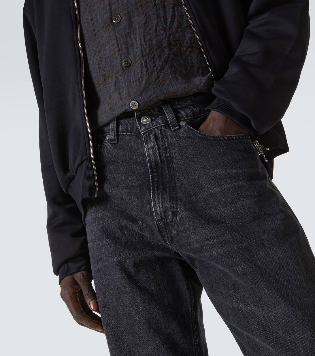 Third Cut Wide Leg Jeans in Grey - Our Legacy | Mytheresa