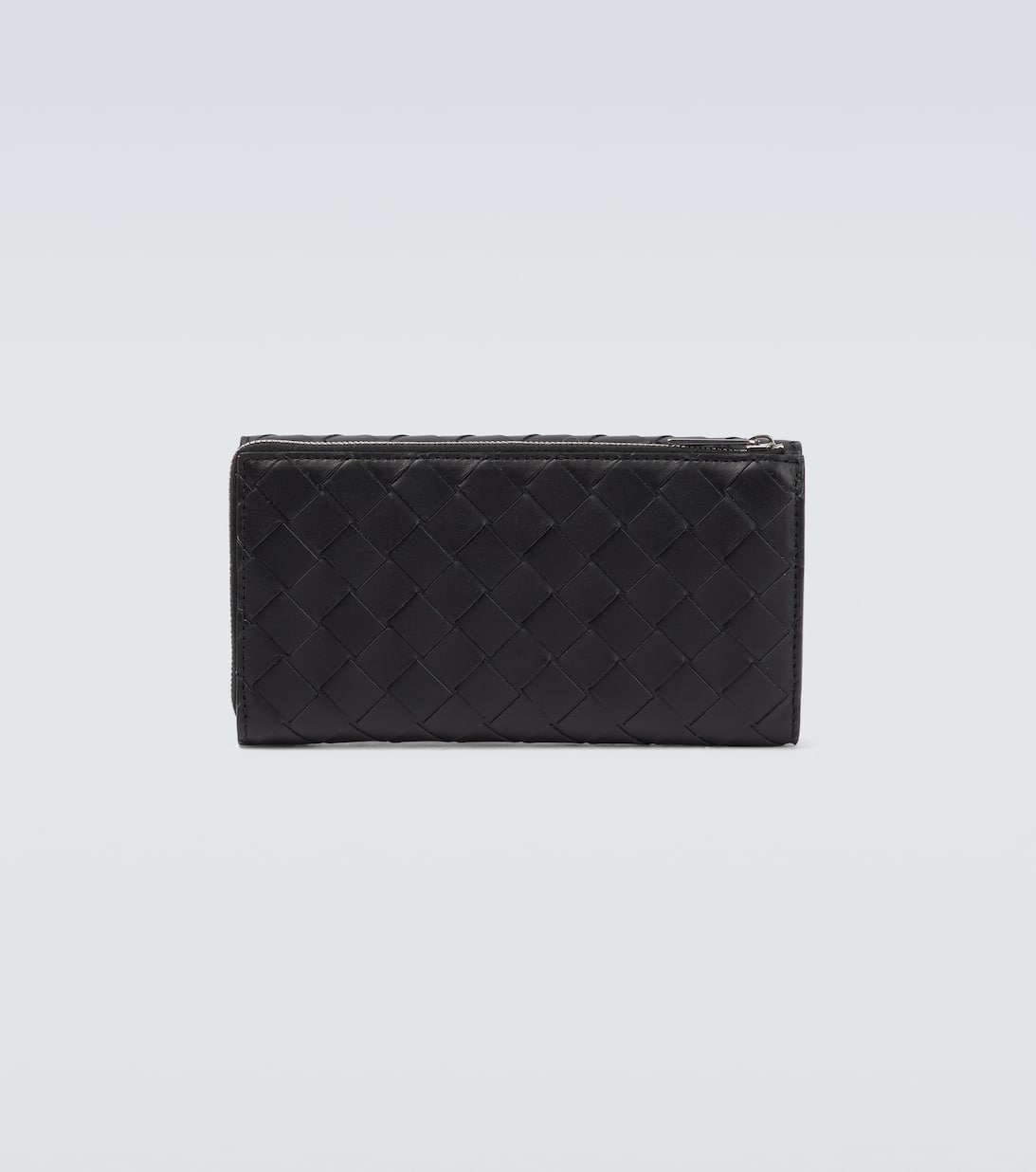 Leather Wallet in Black - Bottega Veneta | Mytheresa