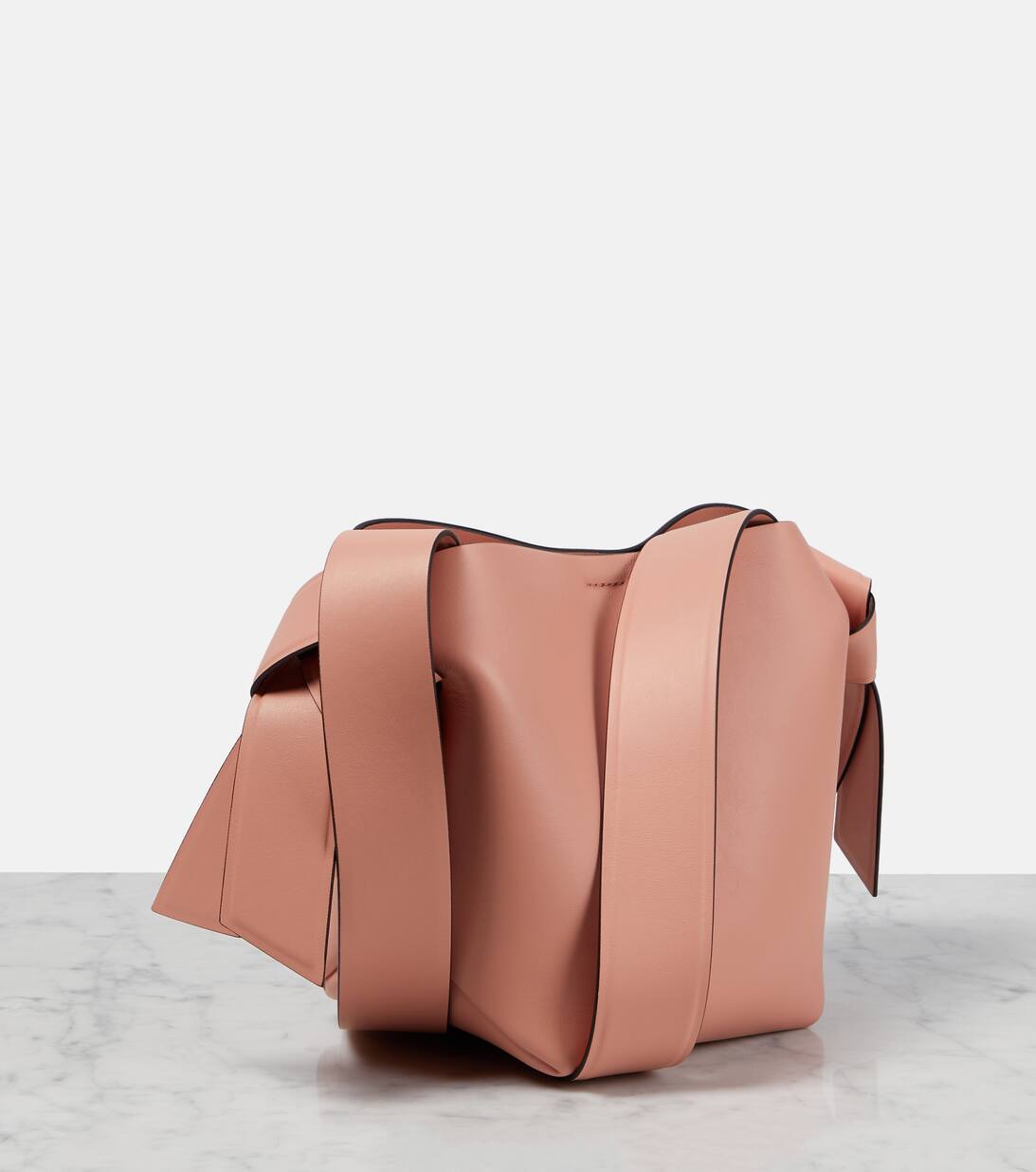Schultertasche Musubi Mini Aus Leder in Pink - Acne Studios | Mytheresa