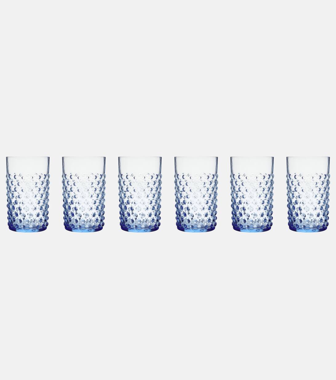 Hobnail Set Of 6 Tumblers in Blue - Klimchi | Mytheresa