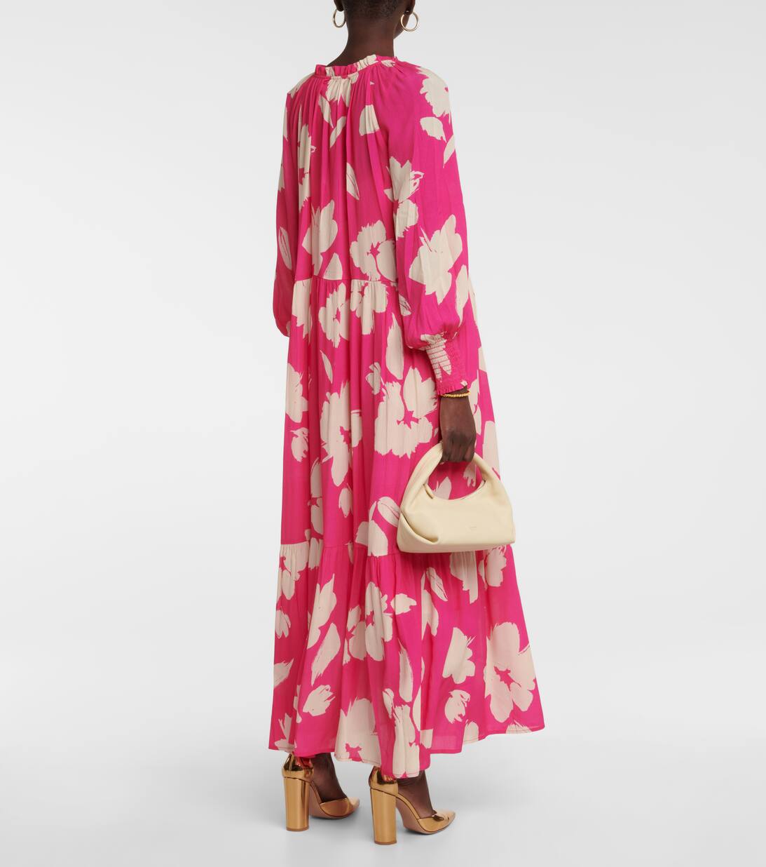 Luella Printed Maxi Dress in Pink - Velvet | Mytheresa