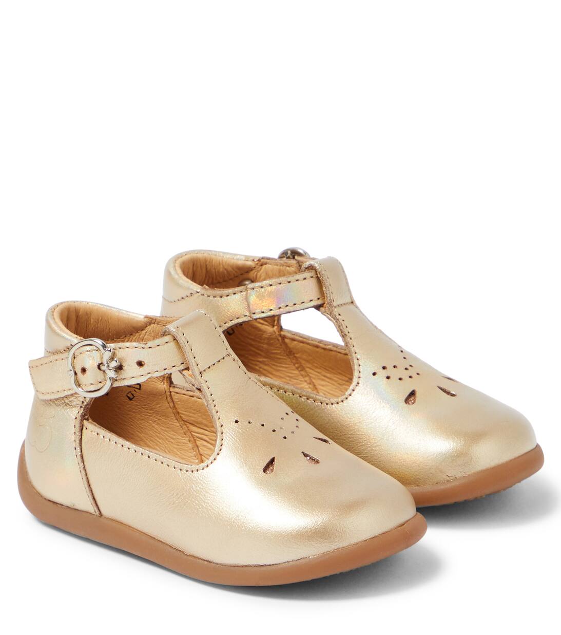 Baby Stand Up Salome Bucky Sandals in Metallic - Pom D Api | Mytheresa