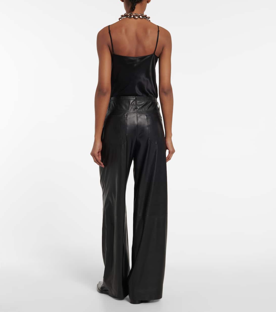 Sleek Comfort Faux Leather Pants in Black - Dorothee Schumacher | Mytheresa