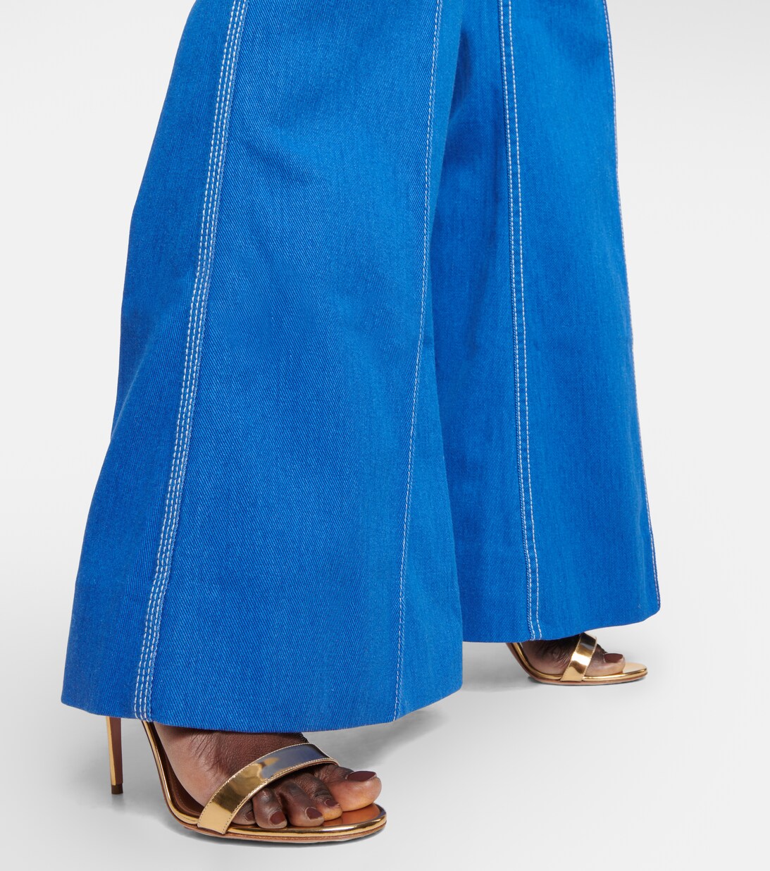 High Tide High Rise Flared Jeans in Blue - Zimmermann | Mytheresa