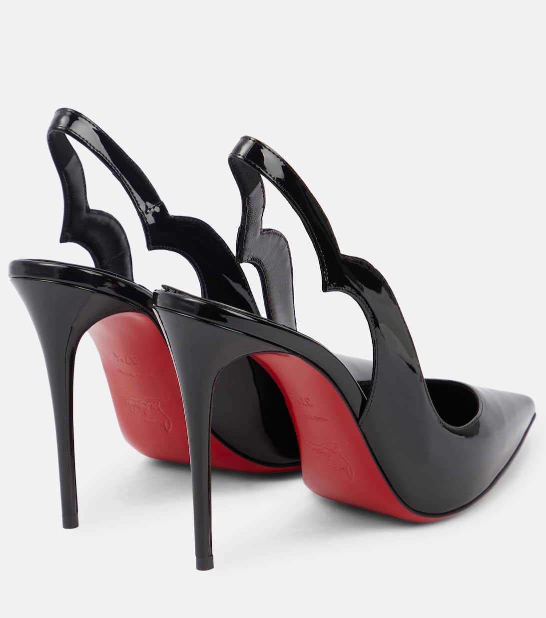 Hot Chick Leather Slingback Pumps in Black - Christian Louboutin ...