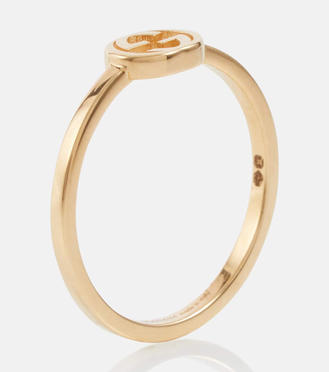 GG 18 Kt Gold Ring in Gold - Gucci | Mytheresa